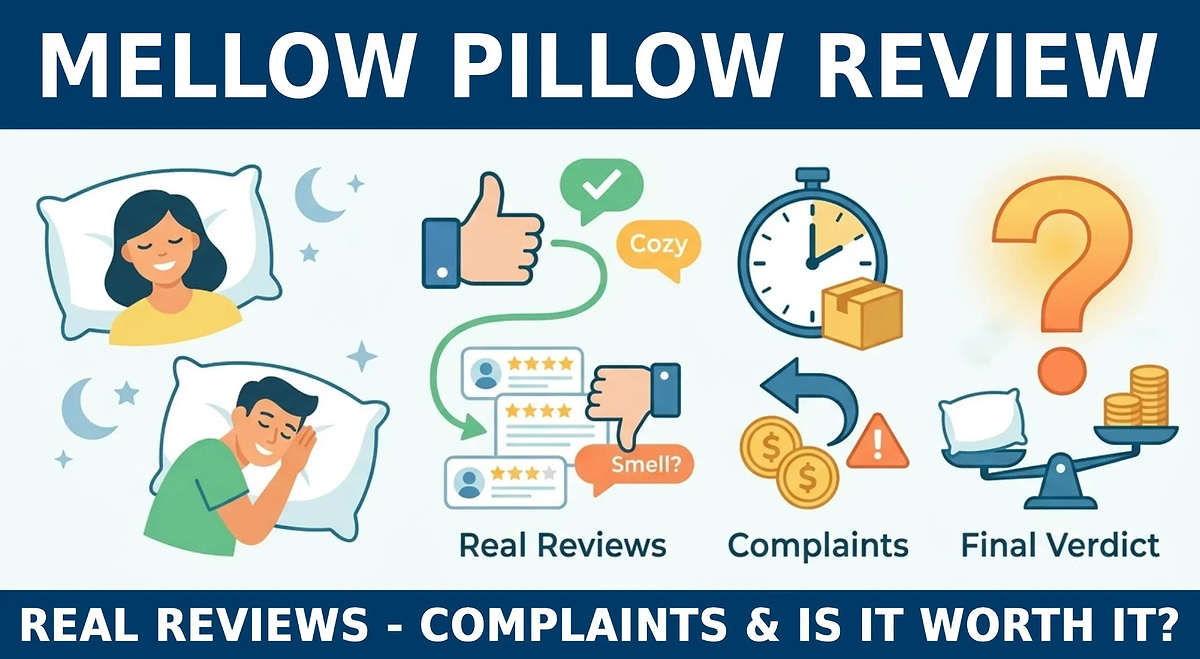 2026 Mellow Sleep Pillow Review: Pros, Cons & Complaints – VitalSleep