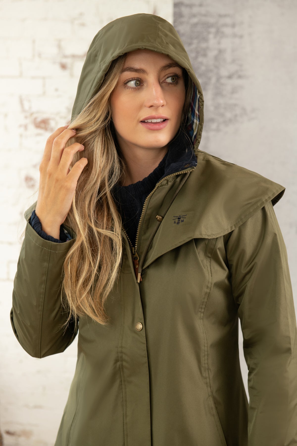 Outback Long Waterproof Coat - Fern - Women's Coats | Lighthouse