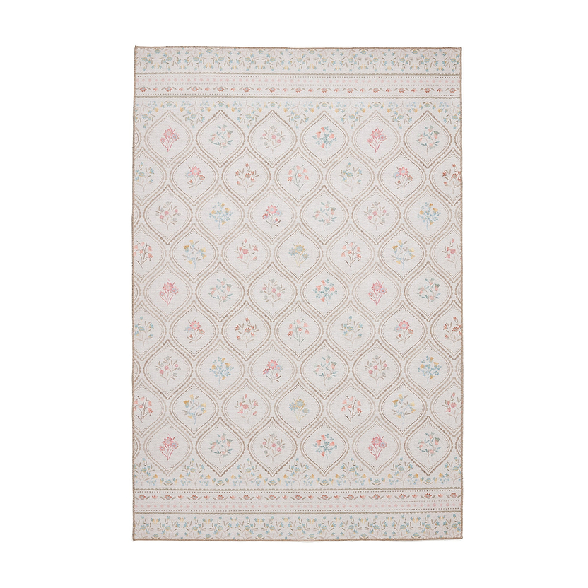 Cameo Floral Washable Rug | Multiple Colours & Sizes | Roseland