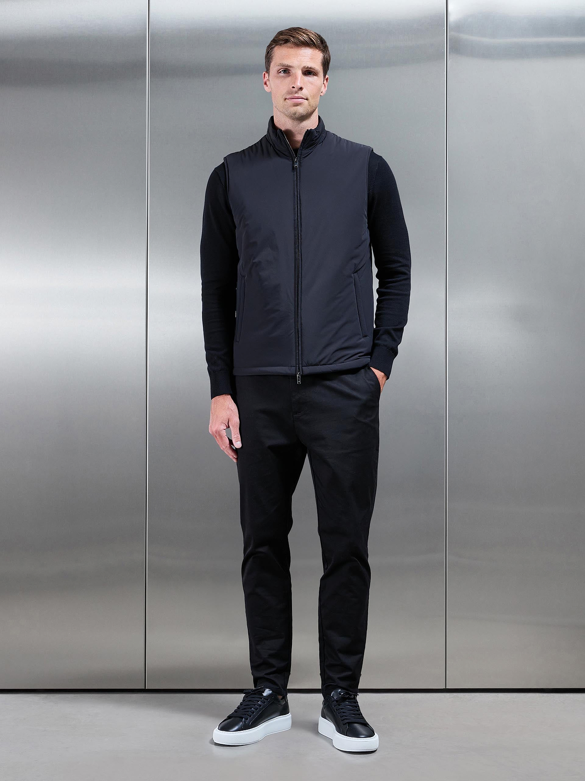 Padded Shell Gilet in Black | ARNE UK