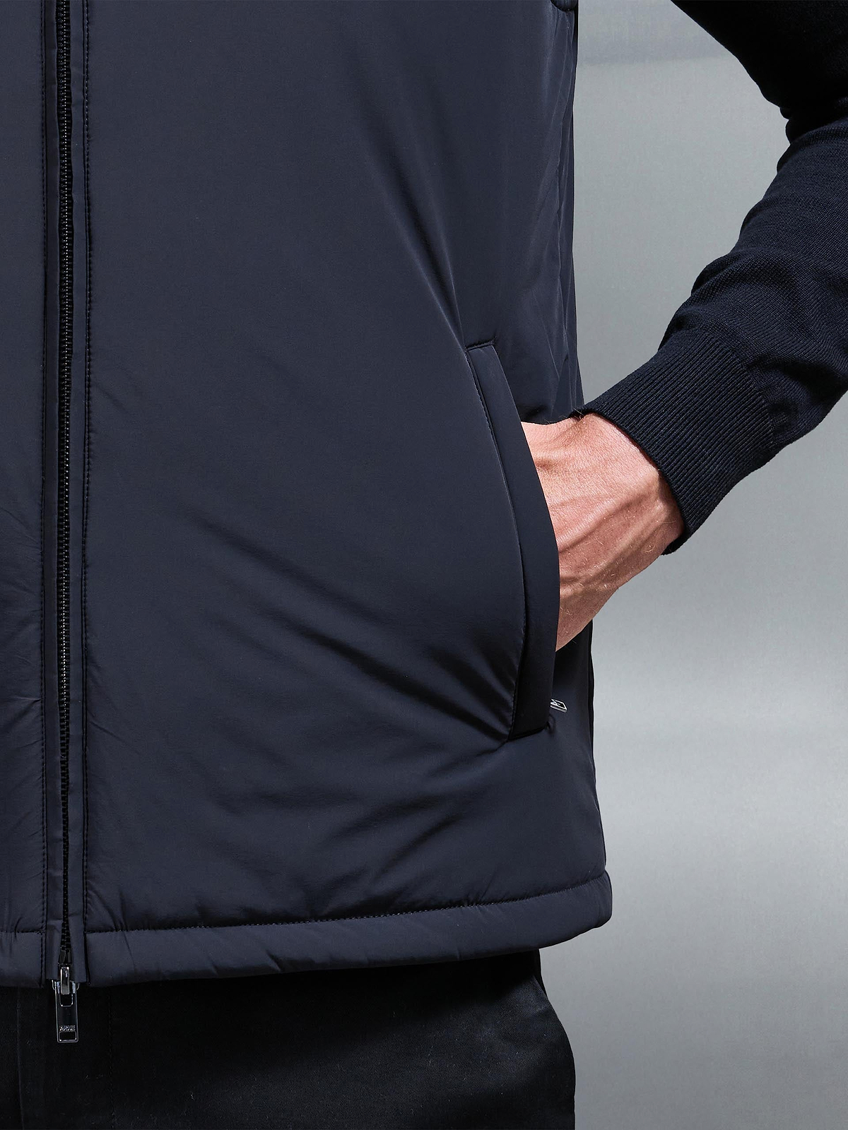 Padded Shell Gilet in Black | ARNE UK