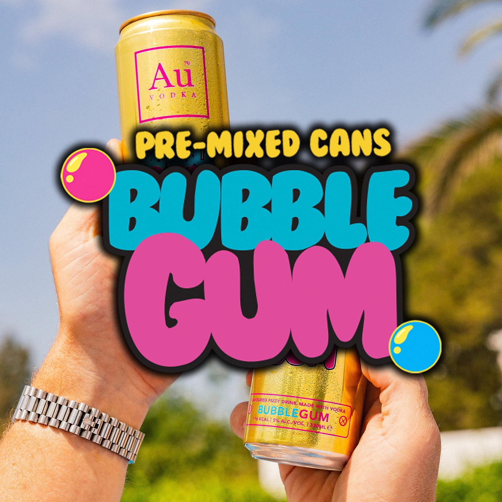 Bubblegum Pre-Mixed Cans - Au Vodka